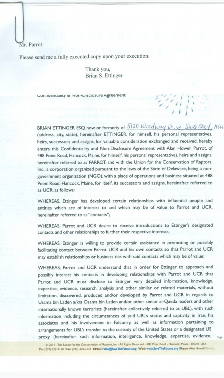 The Alan Howell Parrot story – Ryan Hartwig